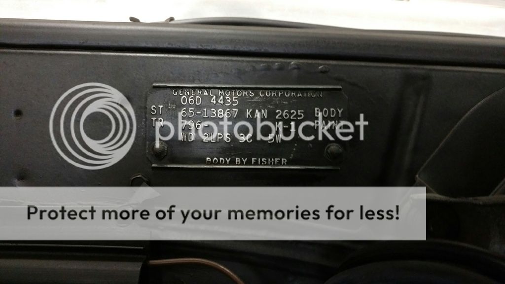 Need 65 Trim Tag Decoded - Chevy Message Forum - Restoration and Repair ...